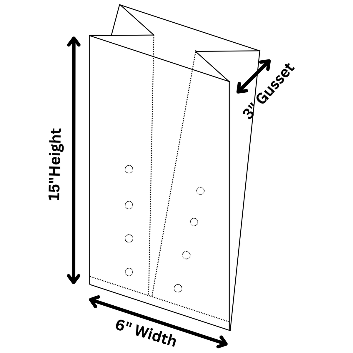 ASSUREPAK INC. - Clear (Natural Color) LDPE Poly Vented Bags (With Ven ...