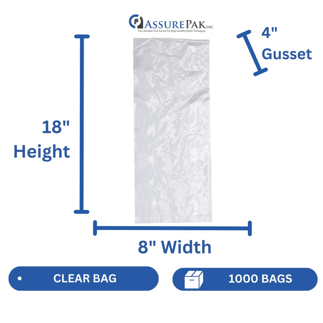 ASSUREPAK INC. - Clear (Natural Color) LDPE Poly Vented Bags (With Ven ...