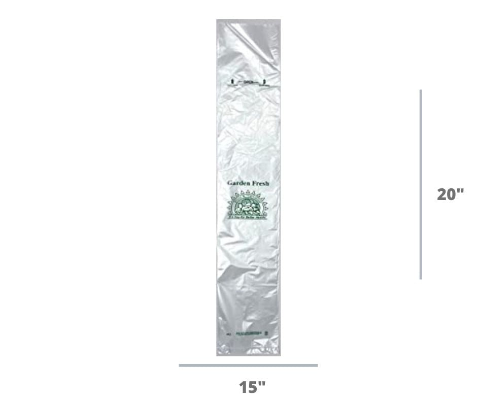 ASSUREPAK INC. - Narrow Profile Produce Roll Bags - 15"X20" - 3000 Bag ...